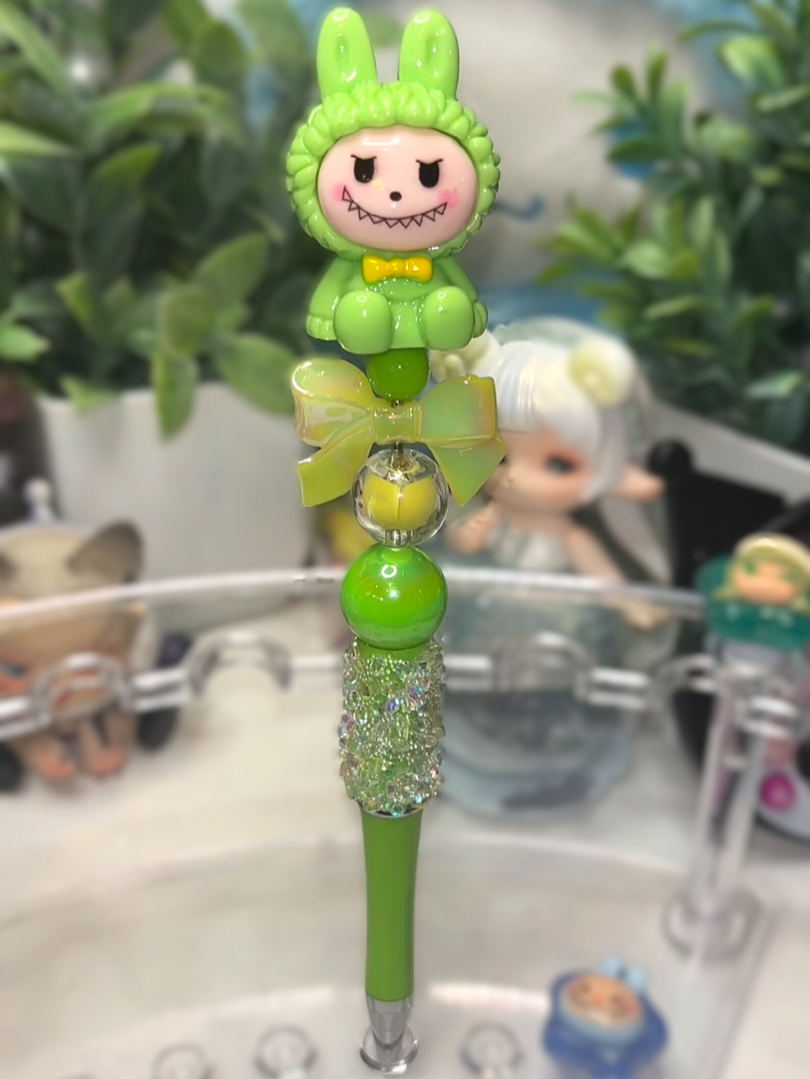 Labubu Custom Beaded Pens Anime Pens Kawaii Pens ONE of a KIND Custom ...