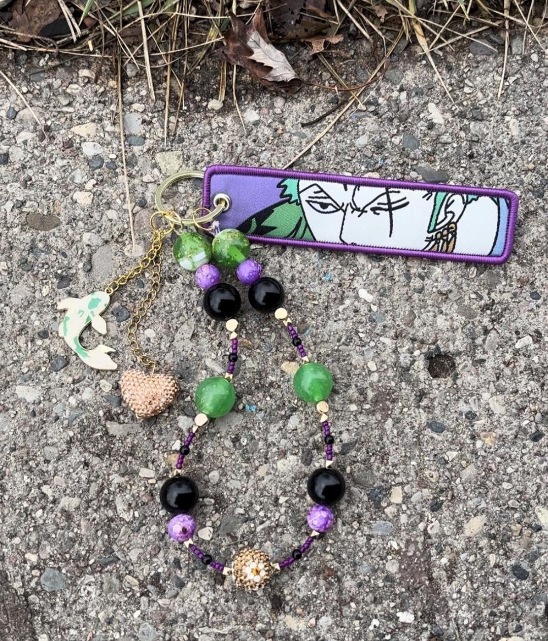 Anime Roronoa Zoro One Piece Anime Keychain High Quality Phone Charm ...