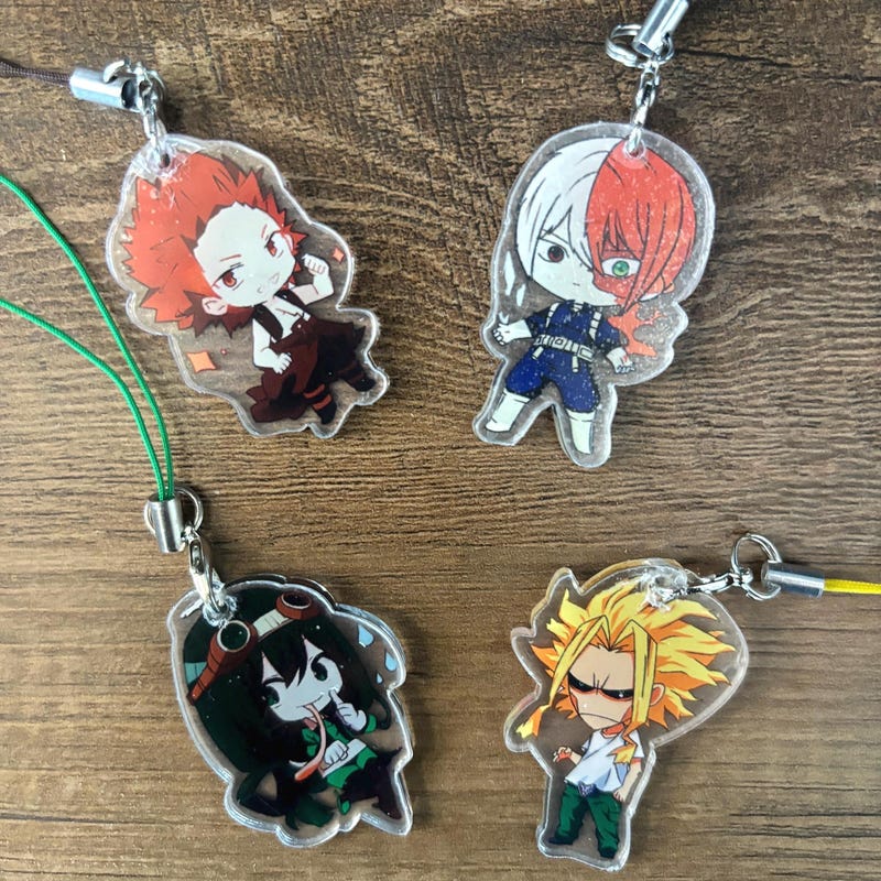 My Hero Academia Keychain - Etsy
