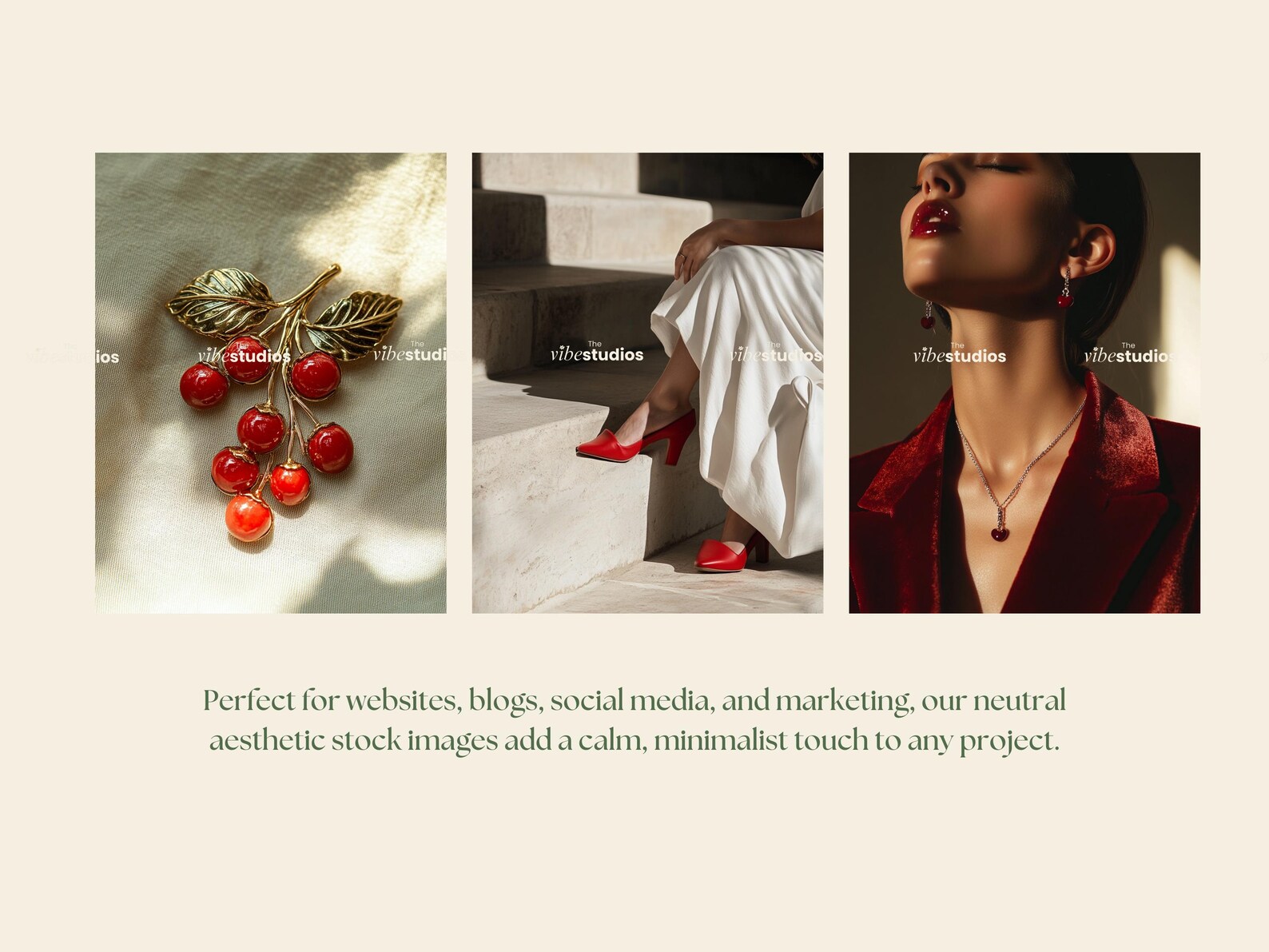 Cherry Aesthetic Stock Photos Cherry Fashion Photos Cherry Themed ...