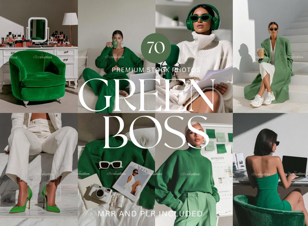 Boss Stock Photos Aesthetic Boss Babe Entrepreneur Photos Green Fashion ...