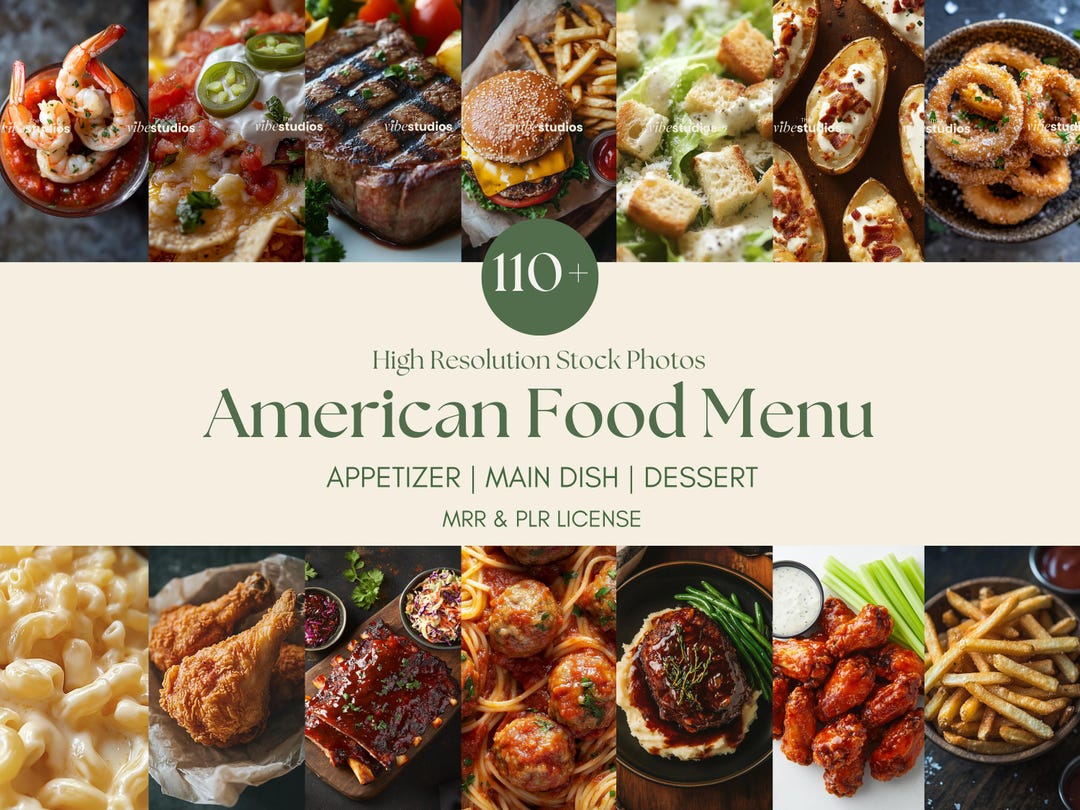 Food Stock Photo Menu Photos American Food Photos for Menu Nutritional ...