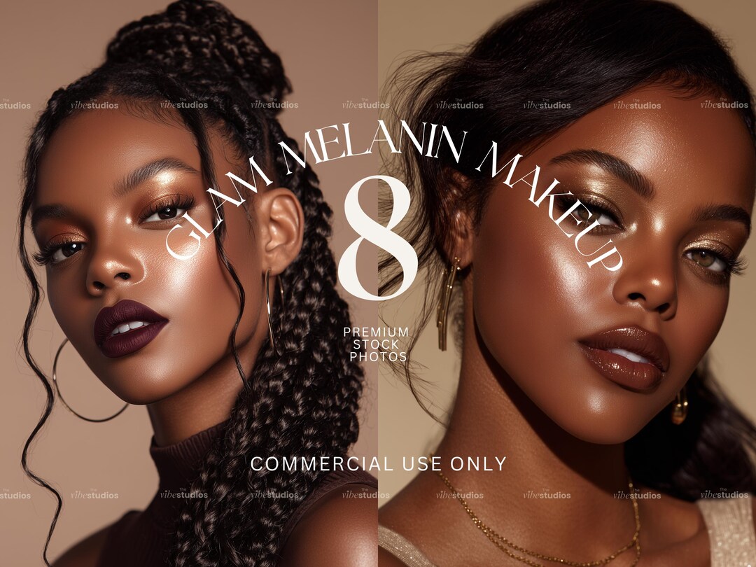 Melanin Stock Photos Glam Beauty Makeup Photos Aesthetic Melanin Beauty