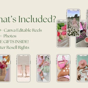 Pink Aesthetic Reels Pink Faceless Bundle Reels Fashion Lifestyle Pink ...