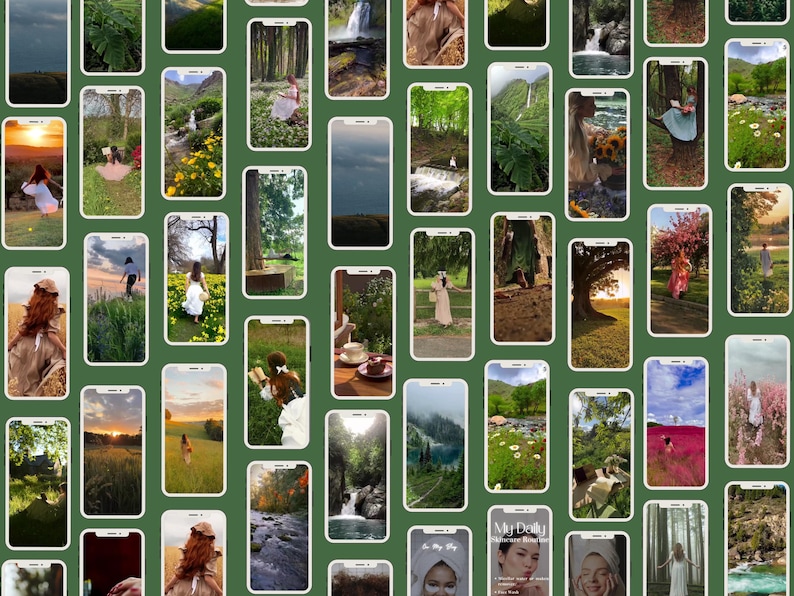 600+ Nature Reels Aesthetic Nature Faceless for Instagram and Tiktok ...