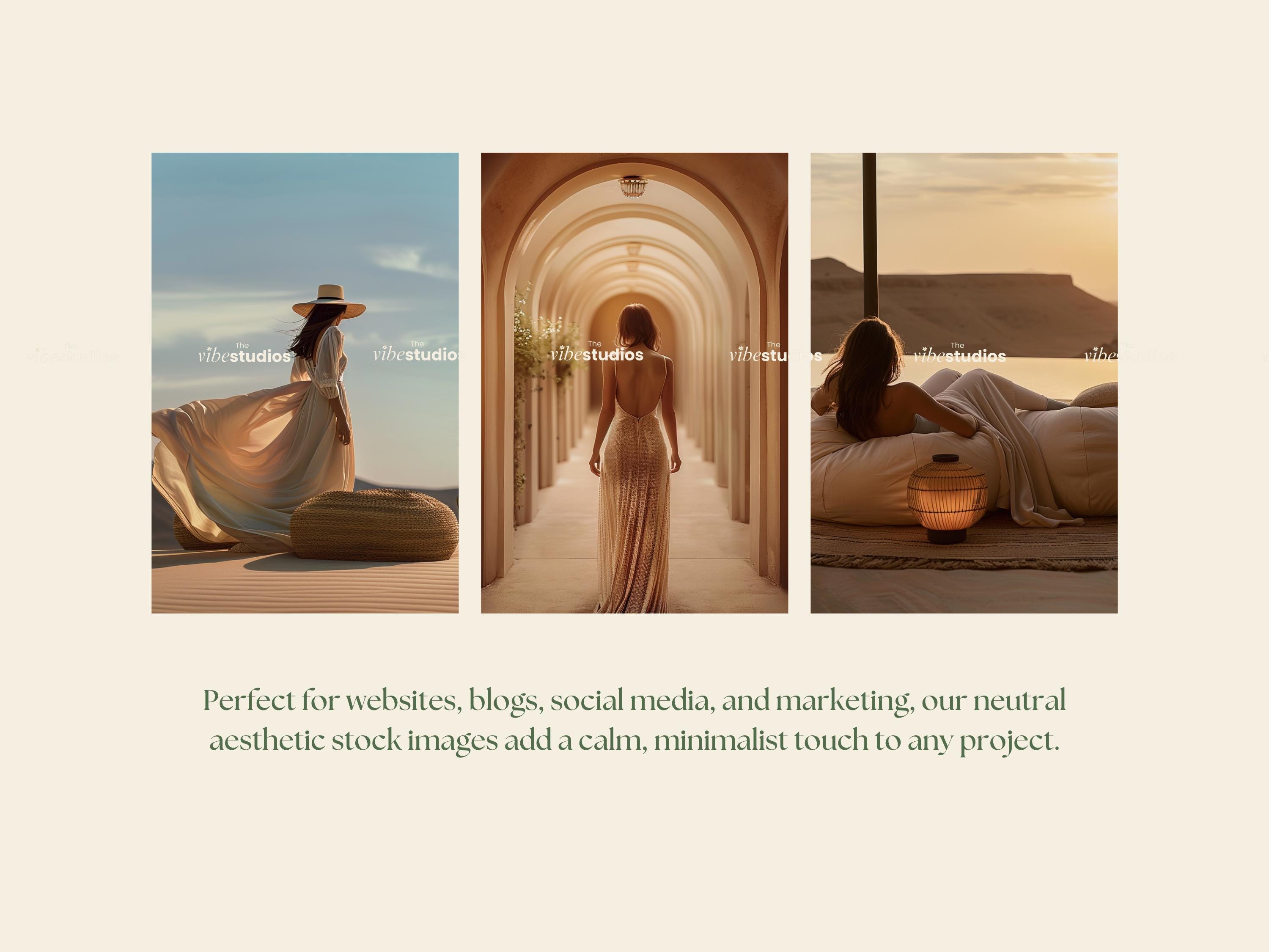 Aesthetic Faceless Stock Photos Desert Photos Dusk Sunset Photos for ...
