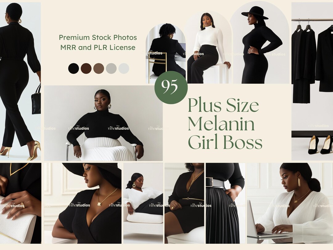 Plus Size Melanin Stock Photos Aesthetic Melanin Photos Girl Boss Stock ...