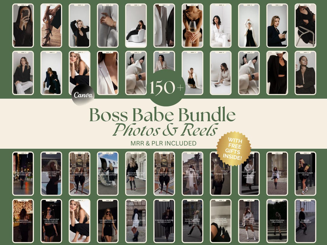 Boss Babe Stock Photos Reels Bundle Collection Luxury Reels Aesthetic ...