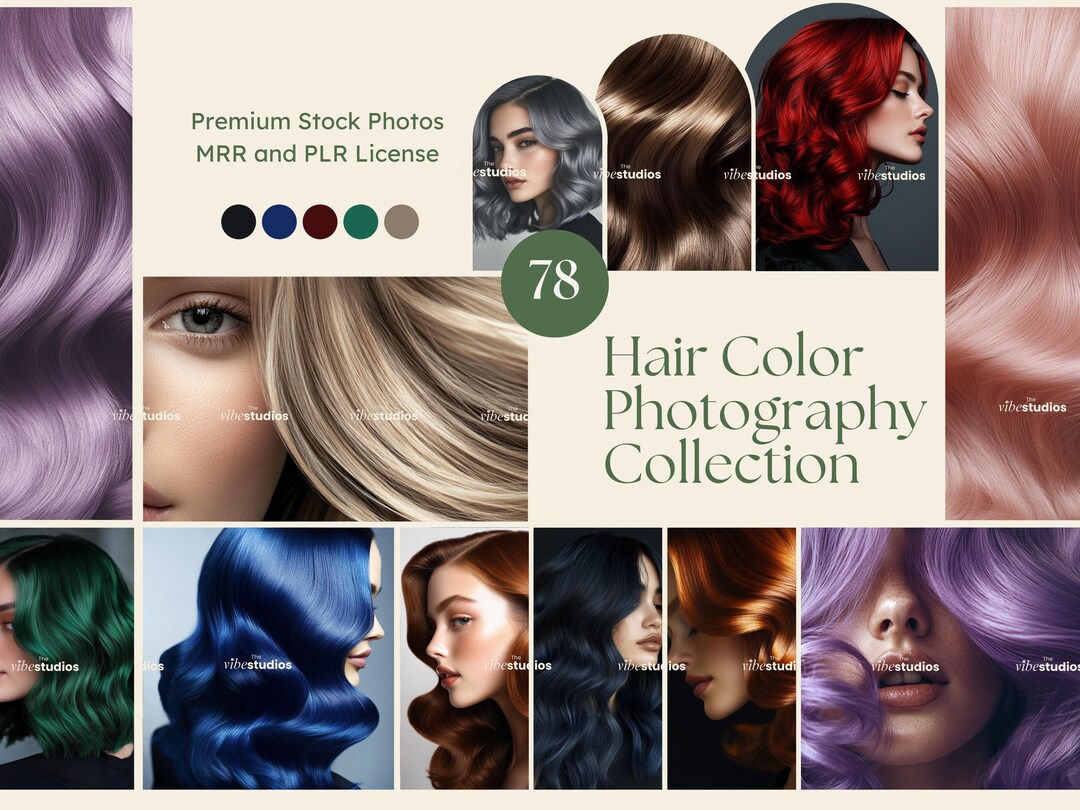 Hair Color Stock Photos Hair Color Photography Aesthetic Salon Stock ...