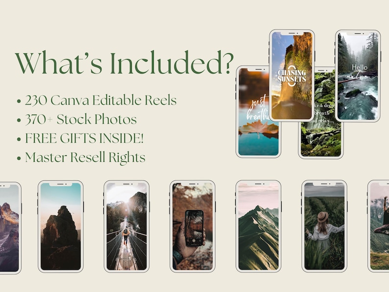 600+ Nature Reels Aesthetic Nature Faceless for Instagram and Tiktok ...