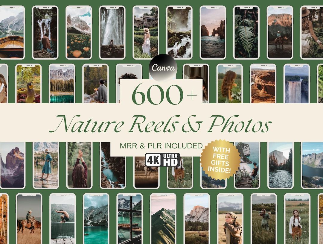 600+ Nature Reels Aesthetic Nature Faceless for Instagram and Tiktok ...