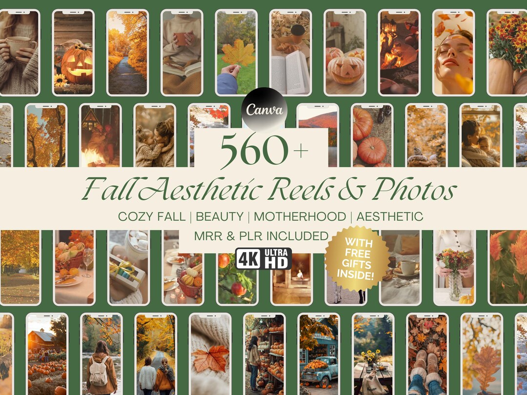 560+ Cozy Fall Reels Autumn Themed Videos Digital Marketing Faceless ...