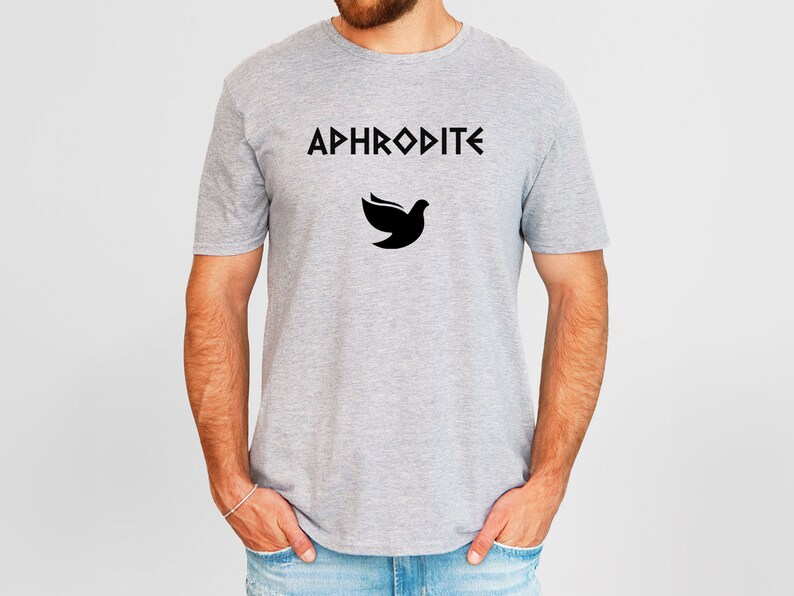 Aphrodite Greek Goddess Tshirt, Men Ancient History T Shirt, Graphic ...