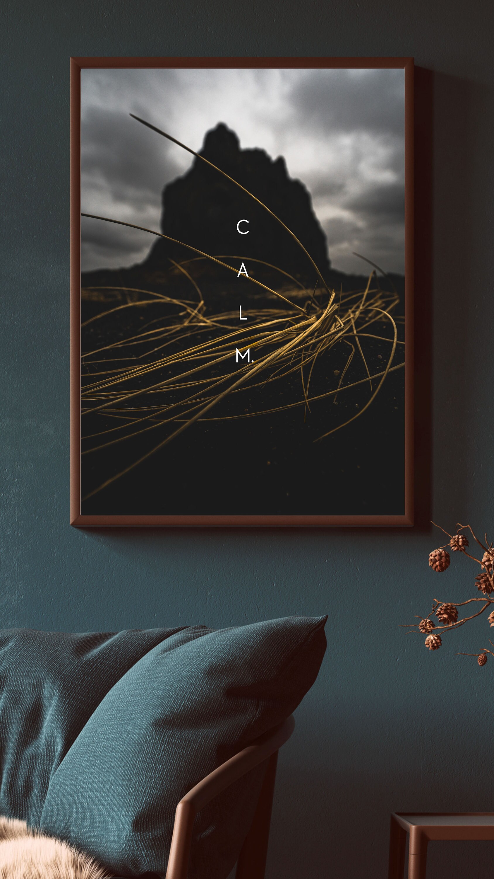 CALM Quote Wall Print, Digital Prints, Quote Wall Art, Digital Prints ...