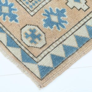 4x6 Turkish Rug,oushak Rug,neutral Vintage Rug,turkish Area Rug,wool ...
