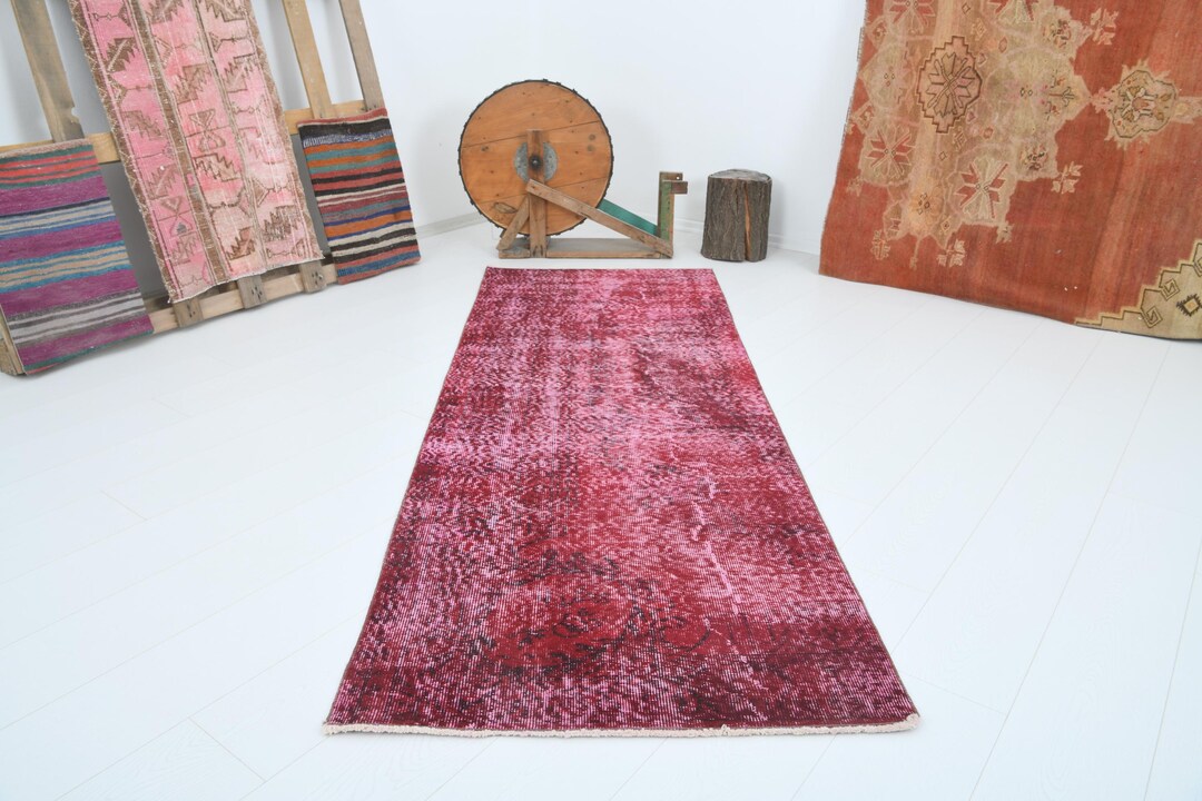 3x8 Turkish Runner,vintage Runner,oushak Runner Rug,muted Rug,3x8 Rug ...