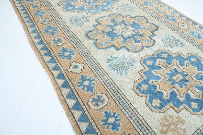 4x6 Turkish Rug,oushak Rug,neutral Vintage Rug,turkish Area Rug,wool ...