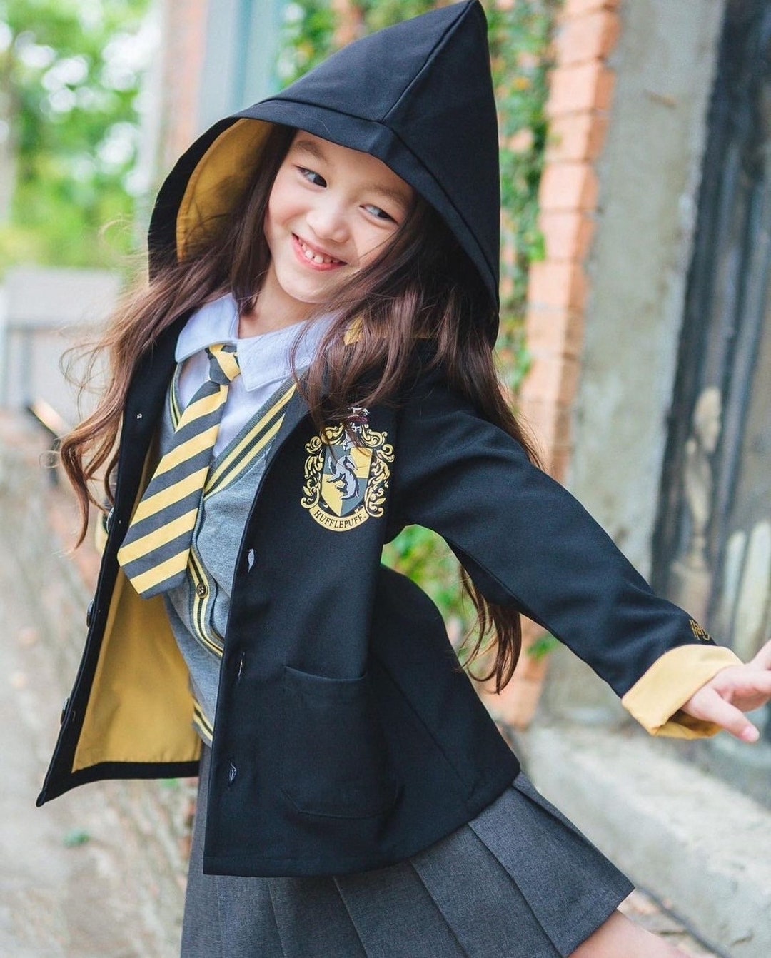 Kids Witch Wizard Hufflepuff Robe for Halloween Carnival - Etsy