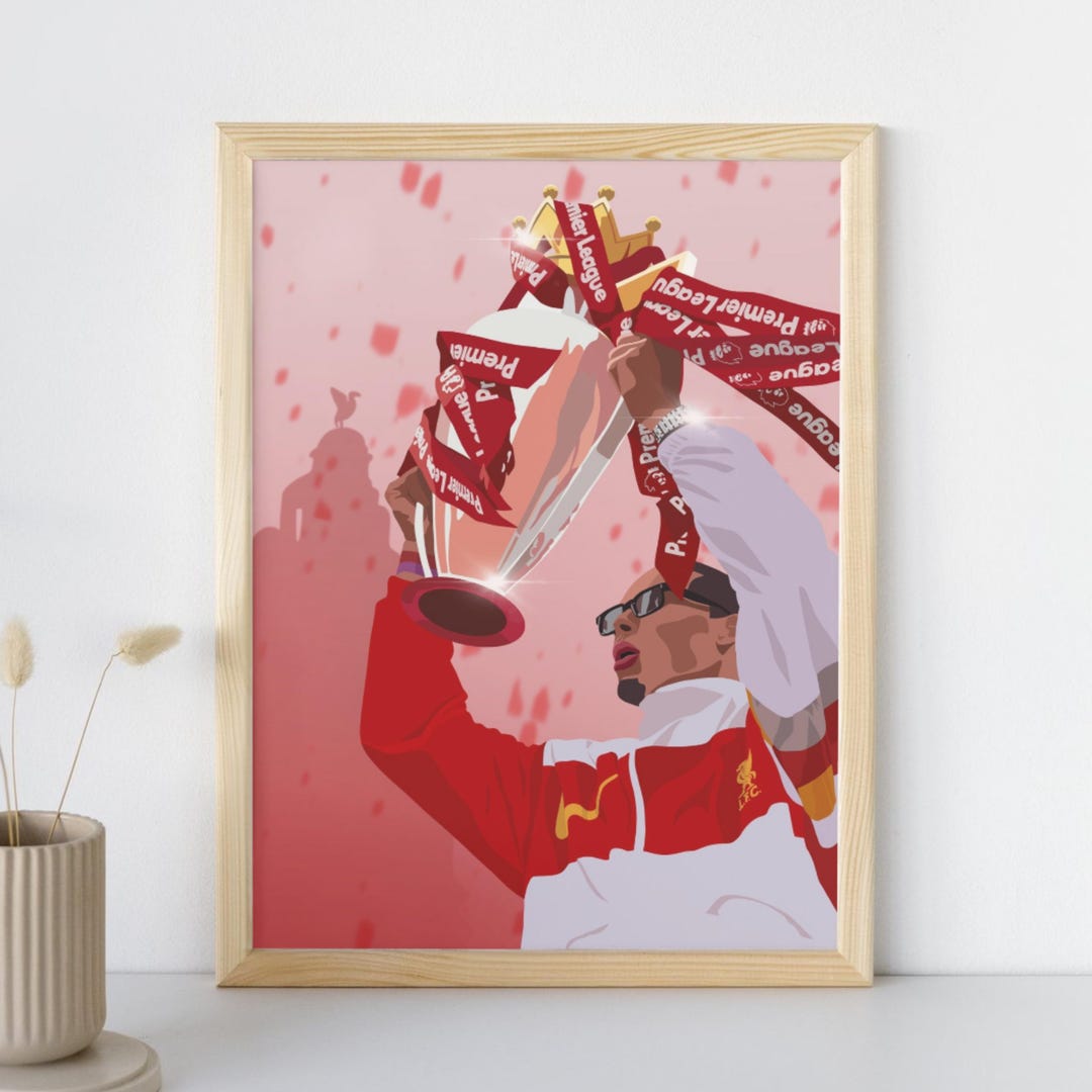 Virgil Van Dijk Liverpool FC Trophy Parade - Premier League Champions ...