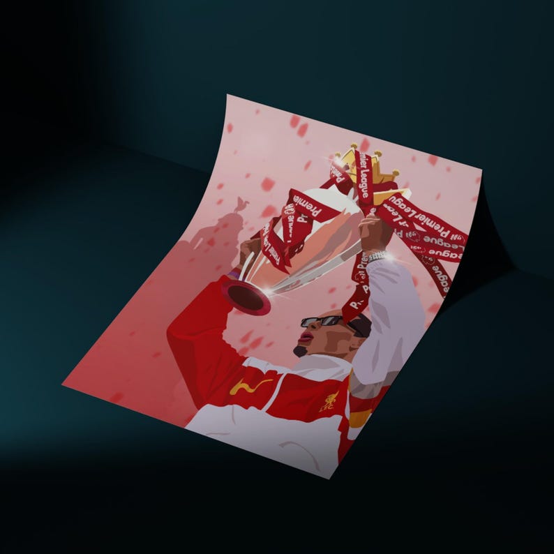 Virgil Van Dijk Liverpool FC Trophy Parade - Premier League Champions ...