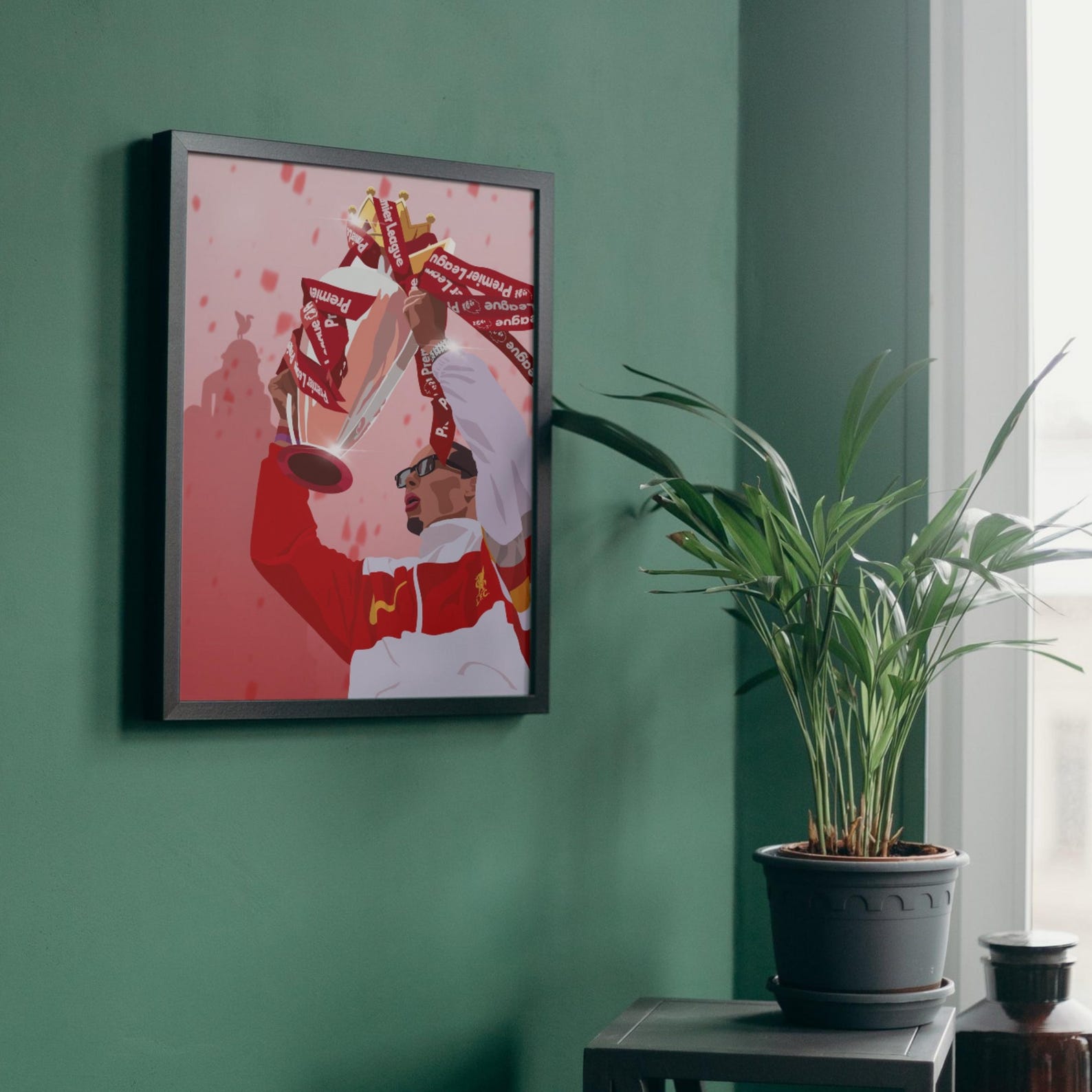 Virgil Van Dijk Liverpool FC Trophy Parade - Premier League Champions ...