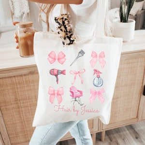 Hairstylist Tote Bag, Custom Hairdresser Bag, Hairstylist Gift, Hair ...