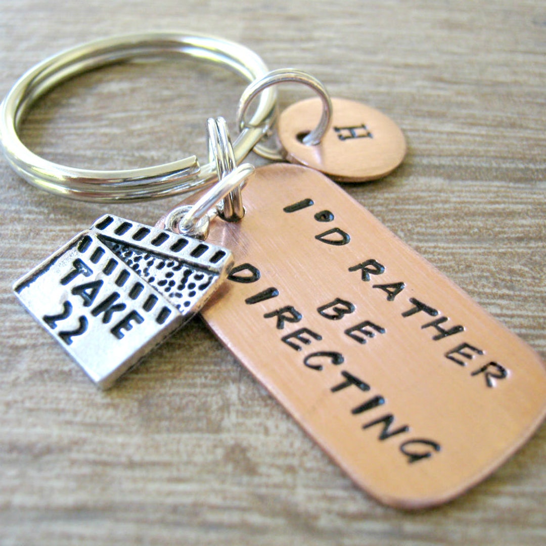 Personalized Director's Keychain, Personalized I'd Rather Be Directing ...