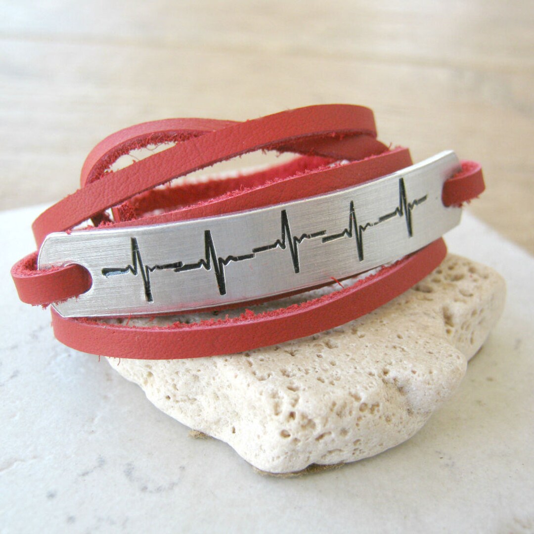 Heartbeat Bracelet, Valentine Bracelet, Valentine's Day Gift, My Heart ...
