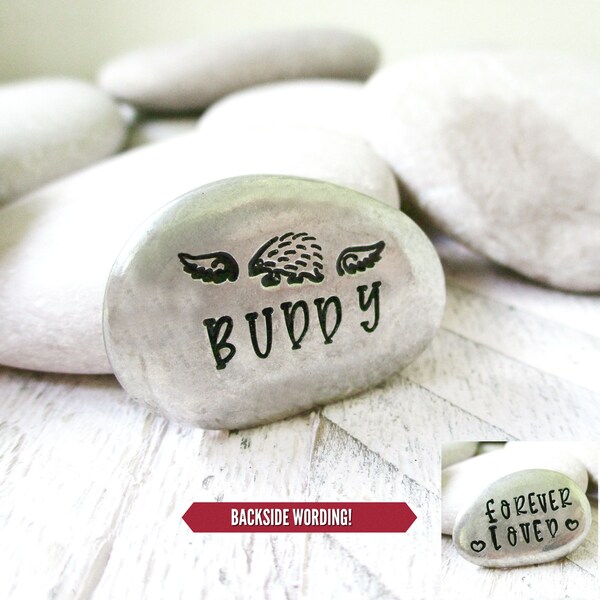 Hedgehog Rock - Etsy