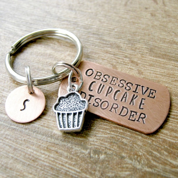 Cupcake Keychain - Etsy