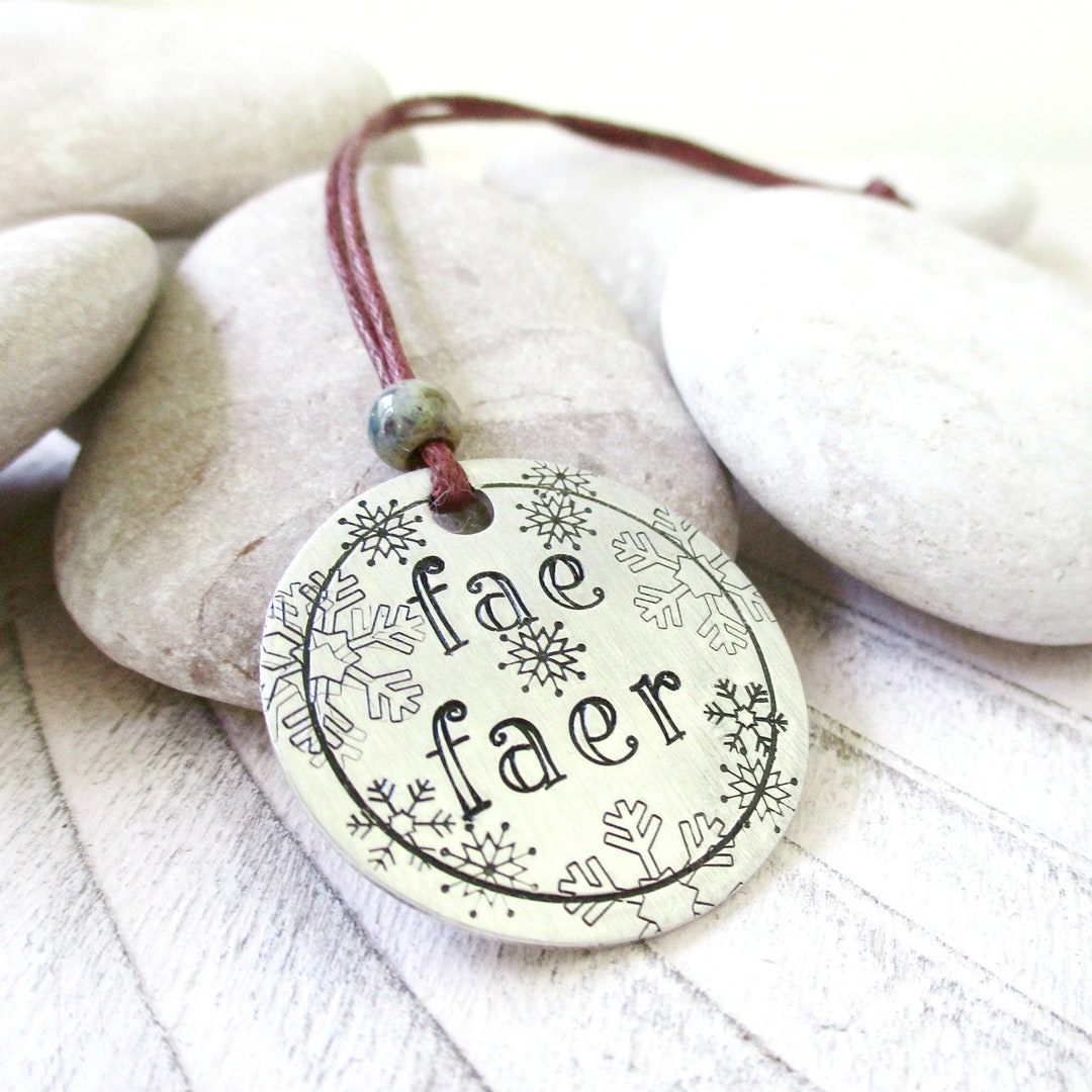Fae Faer Ornament, Pronoun Ornament, Faerself Ornament, Christmas Fae ...