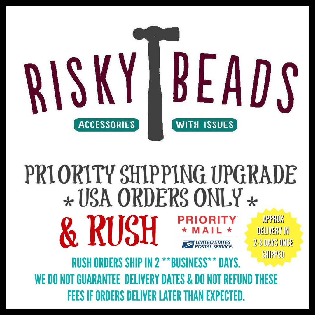 RUSH & Fedex Shipping Upgrade for USA Orders, Ships Out in 2 Business ...
