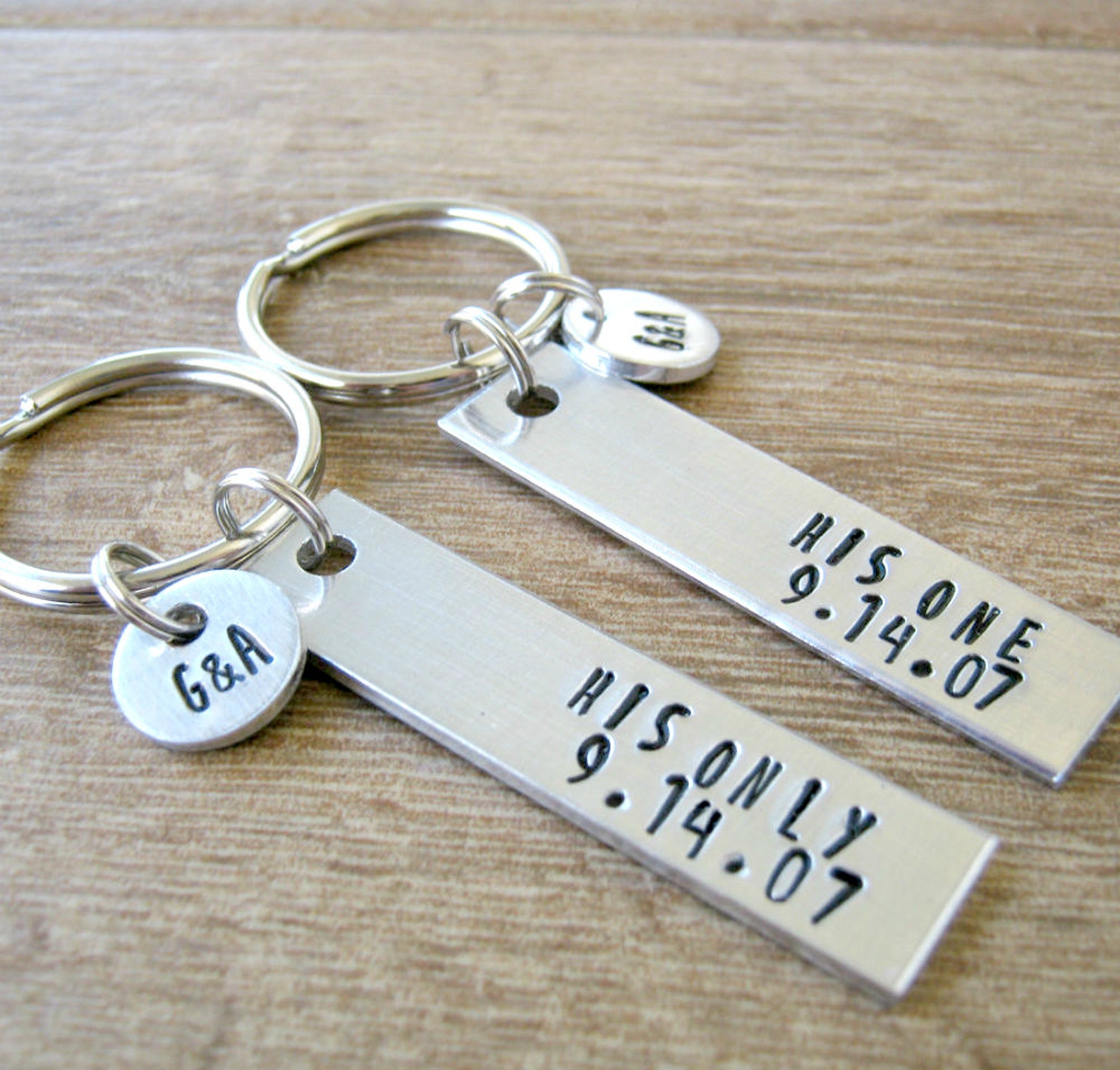 His One His Only Keychains Set of 2, Gay Couple Keychains, His and His ...