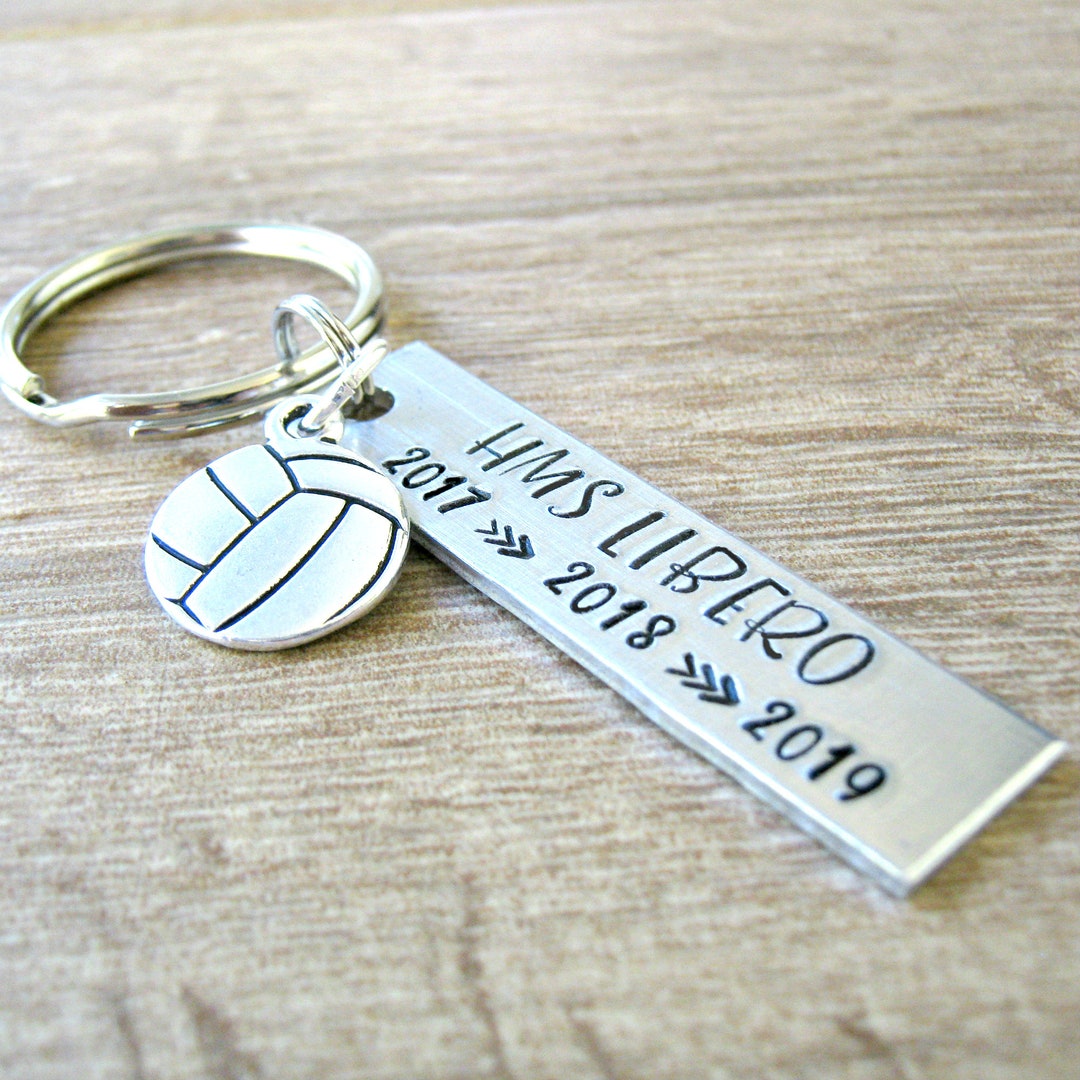 Volleyball Libero Keychain, Personalized Libero Gift, Volleyball Player ...
