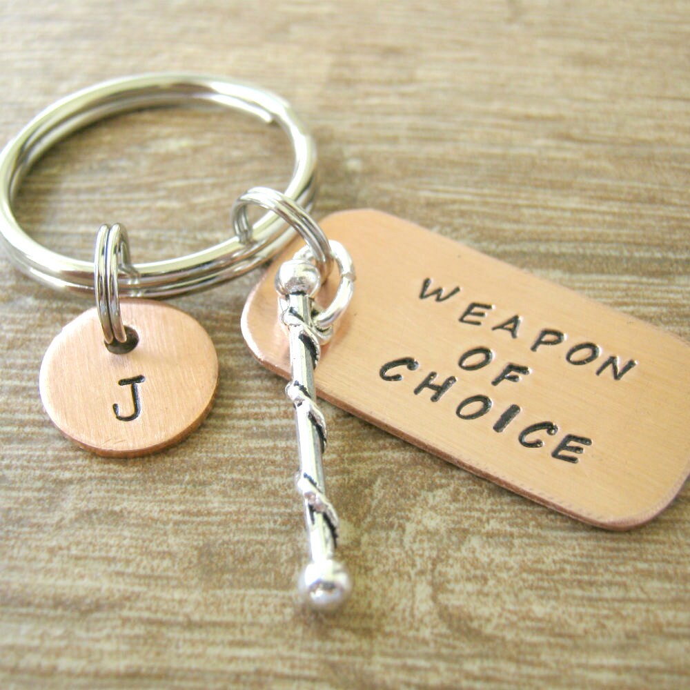 Baton Keychain Baton Twirler Keychain Marching Band Gifts | Etsy