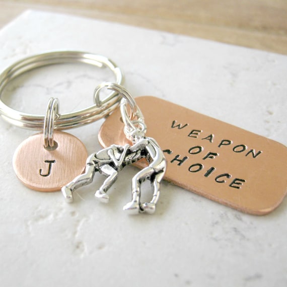 Wrestling Keychain Wrestler Keychain Wrestling Team Gifts - Etsy