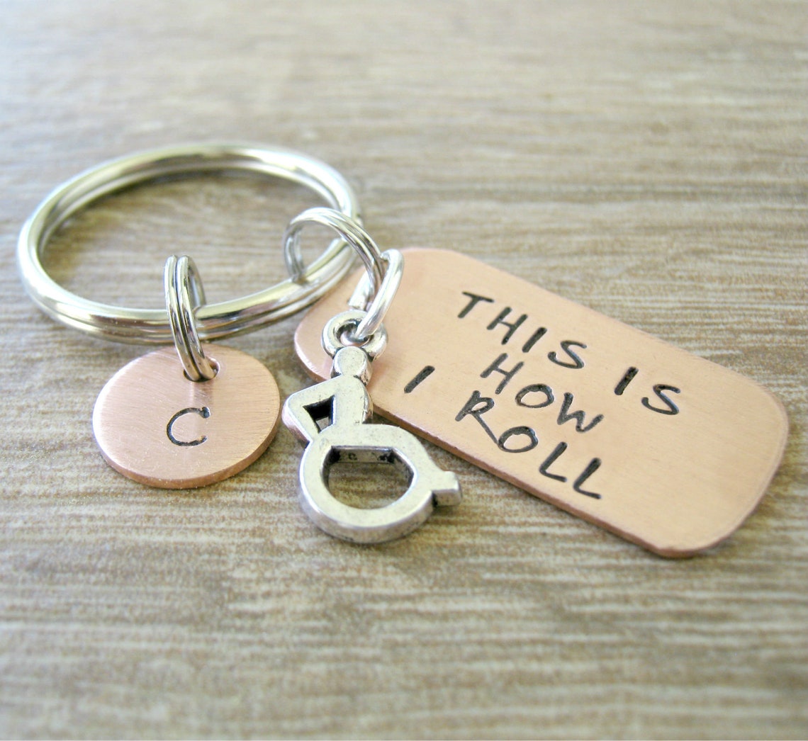 Wheelchair Keychain This is How I Roll Wheelchair | Etsy