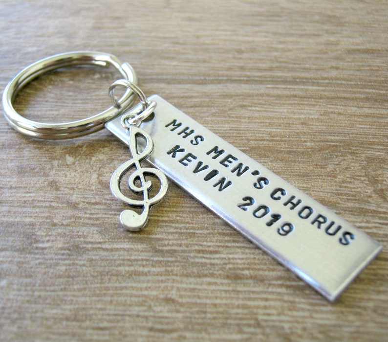 Personalized CHORUS Keychains Bulk Price Senior Gifts High | Etsy