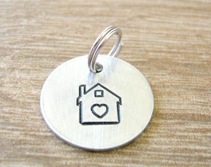 Real Estate House Key Tag Key Chain Holder Personalized House Shaped ...