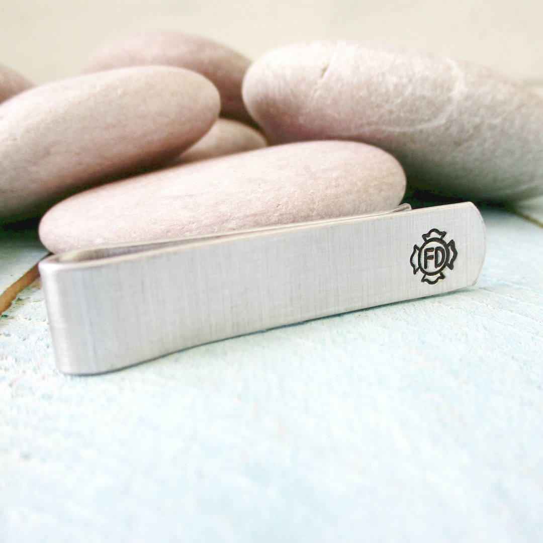 Fireman Tie Bar, Fireman Tie Clip, Fire Department Tie Bar, Fire Chief ...