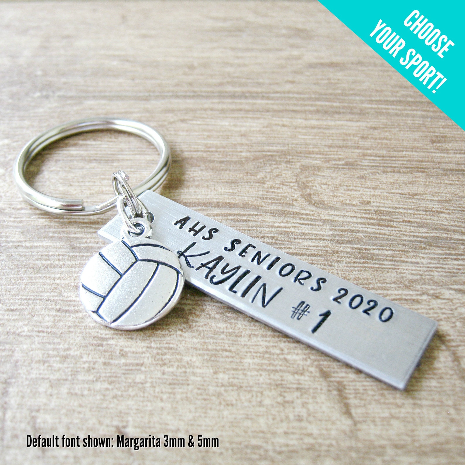 Personalized Senior Gifts Sports Keychains Bulk Order - Etsy