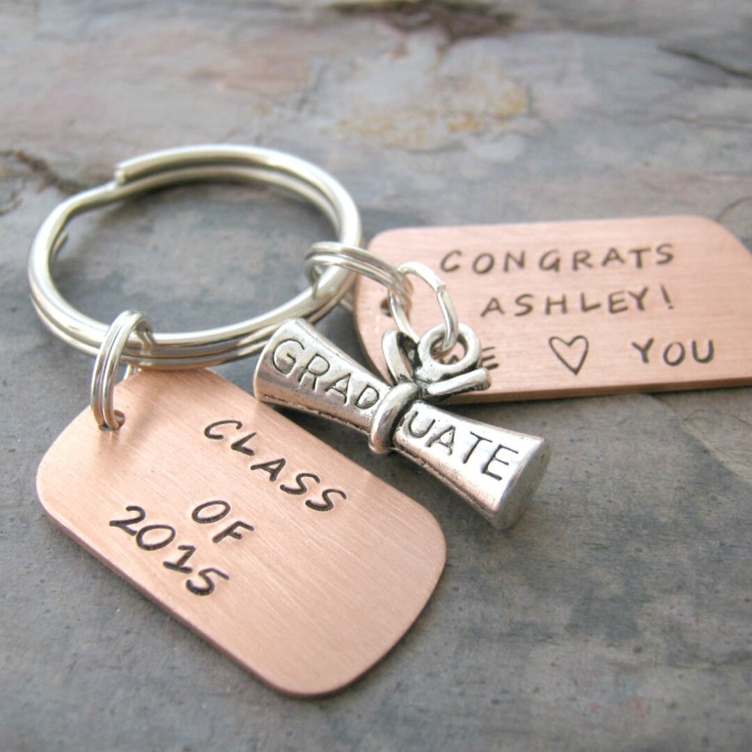 Personalized Class of 2026 Keychain, Diploma Charm, Graduation Gift ...