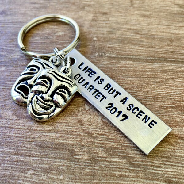 Personalized Theater Keychain - Etsy