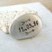 Couples Pocket Rock Anniversary Date Pocket Token Pocket - Etsy