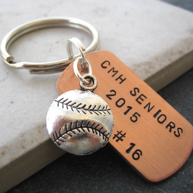 Personalized BASEBALL Keychains Baseball Players Baseball - Etsy