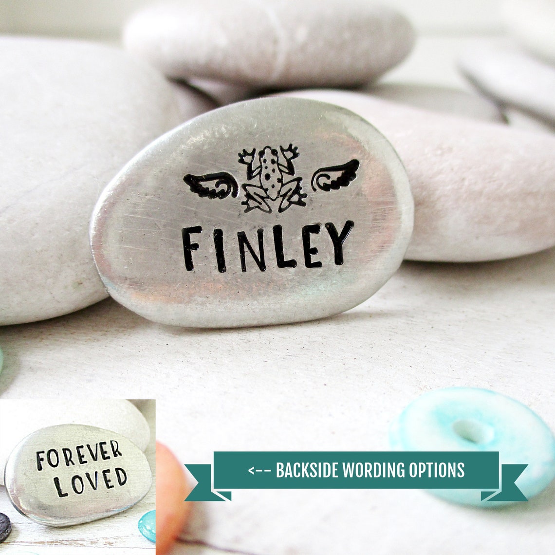 Personalized Frog Memorial Keepsake Toad Remembrance | Etsy