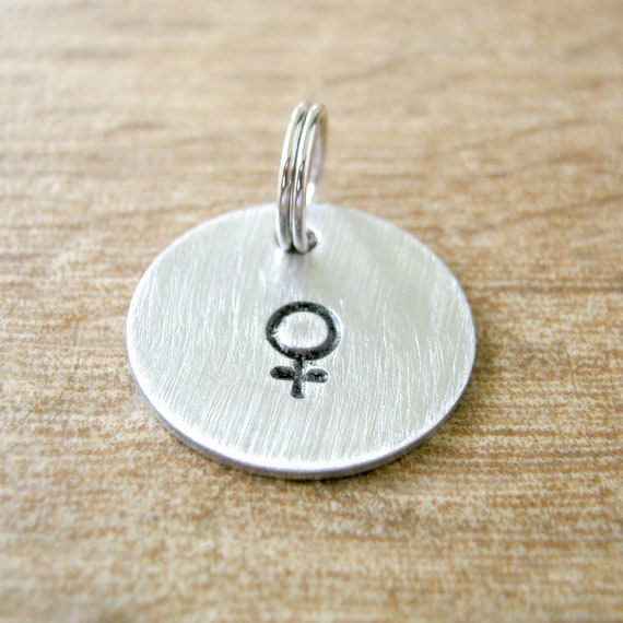 Female Symbol Pendant Female Symbol Chart Woman Symbol | Etsy