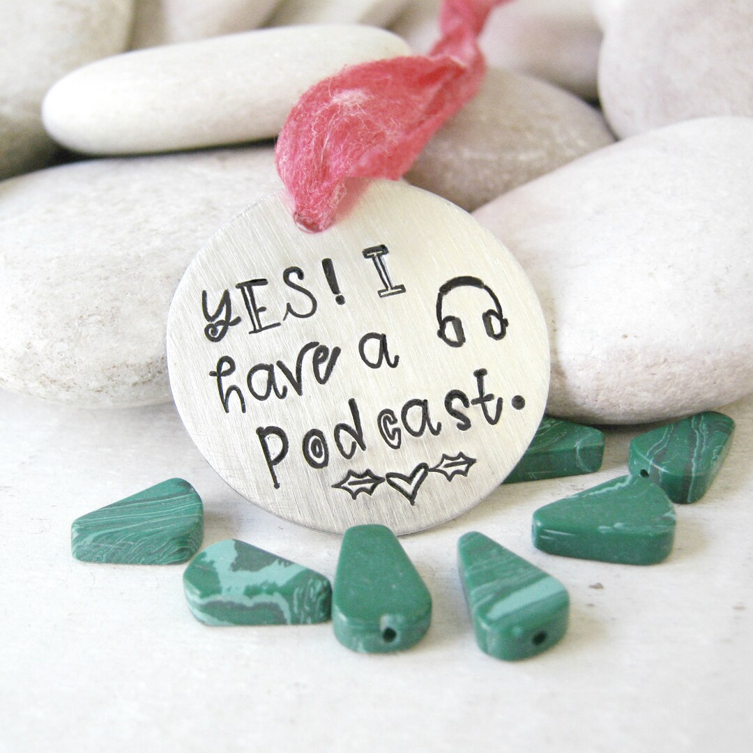 Podcaster Gift, Yes I Have a Podcast Ornament, I Love Podcasting ...