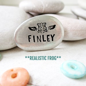 Personalized Frog Memorial Keepsake, Toad Remembrance Keepsake, Frog ...