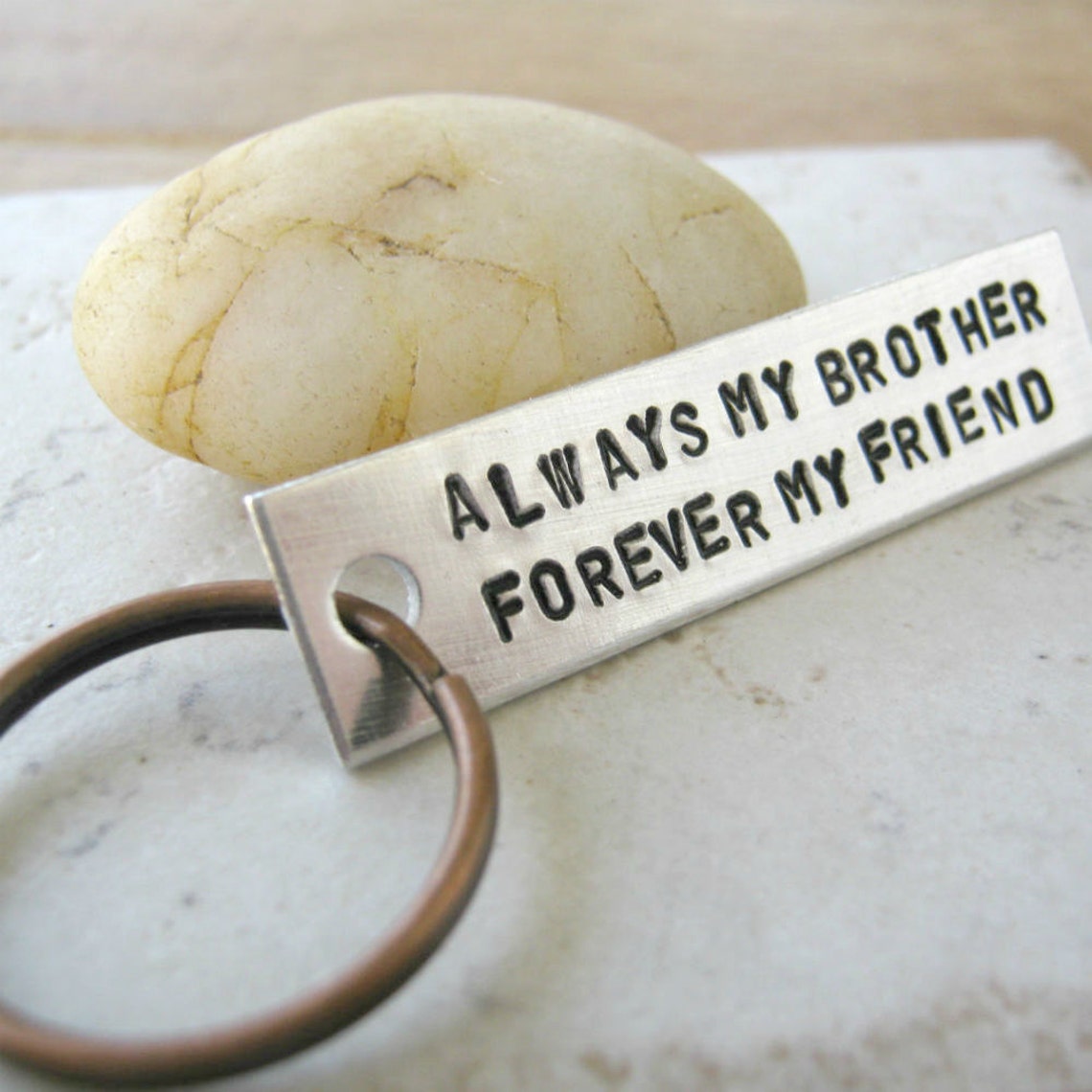 Brother Keychain Always My Brother Forever My Friend - Etsy
